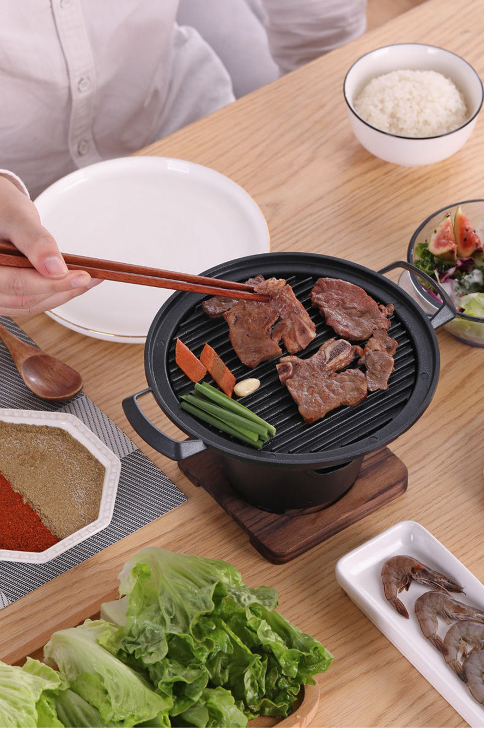 Mini Smokeless Hibachi Grill For Home – Body By J'ne